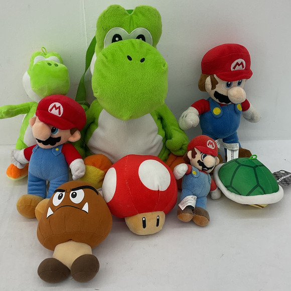 Nintendo | Toys | Nintendo Green Yoshi Stuffed Animal Turtle Goomba ...